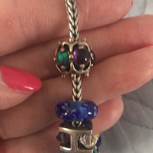 Trollbeads | Jewelry | Troll Bracelet Sterling Murano Glass And 4k ...